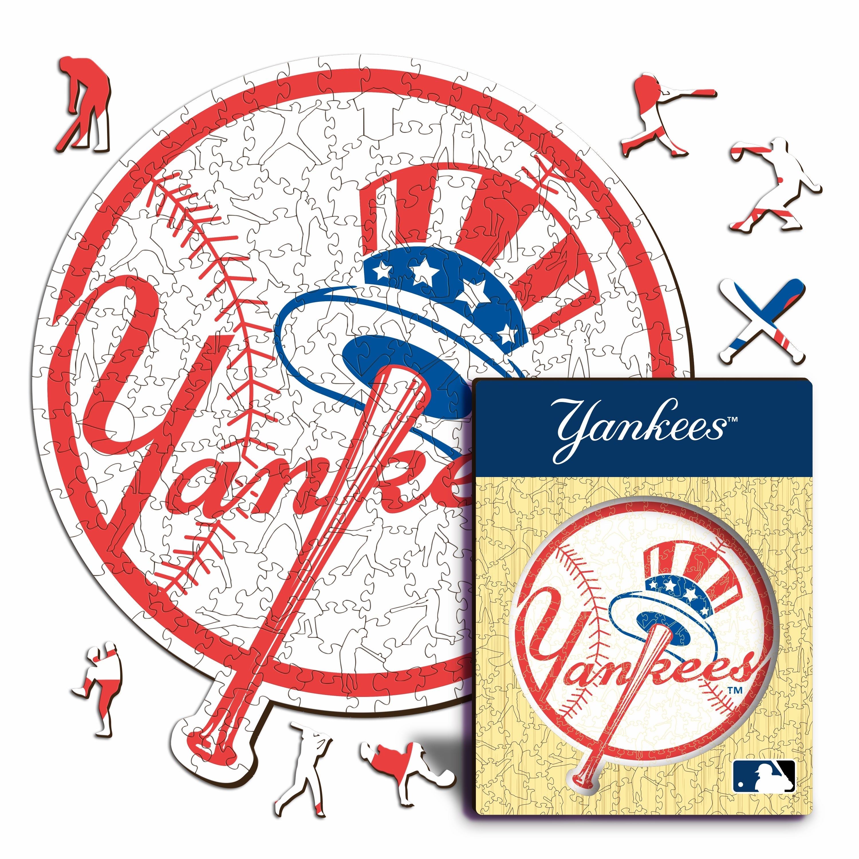New York Yankees™ - Wooden Puzzle – Iconic Puzzles USA